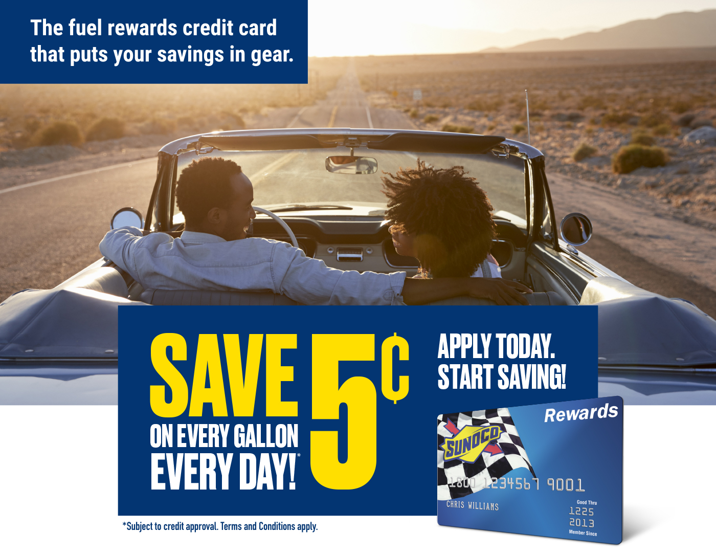 Fuel Your Savings with Our Sunoco Rewards Credit Card | Sunoco